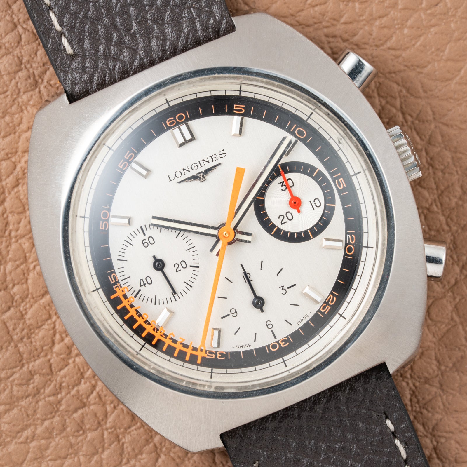 Longines Nonius Chronograph Cal 330 Valjoux 72 from 1970s Ref 8271 – Le Petit Suisse