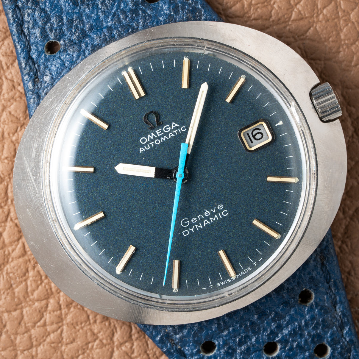 Omega Dynamic Genève Automatic Blue Dial Ref. 166.039 from 1968 – Le ...