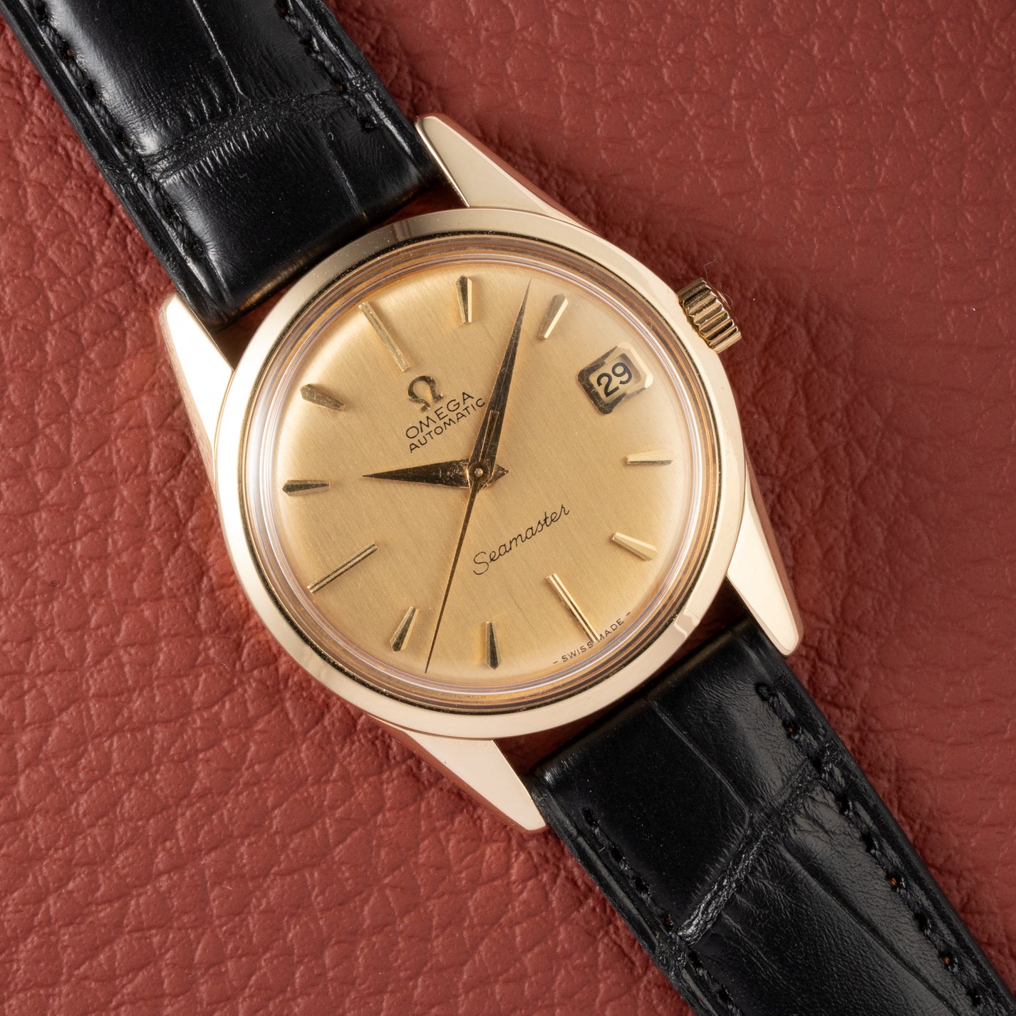 Omega Seamaster De Luxe Automatic 14K 1960 OM Dial – Le Petit Suisse