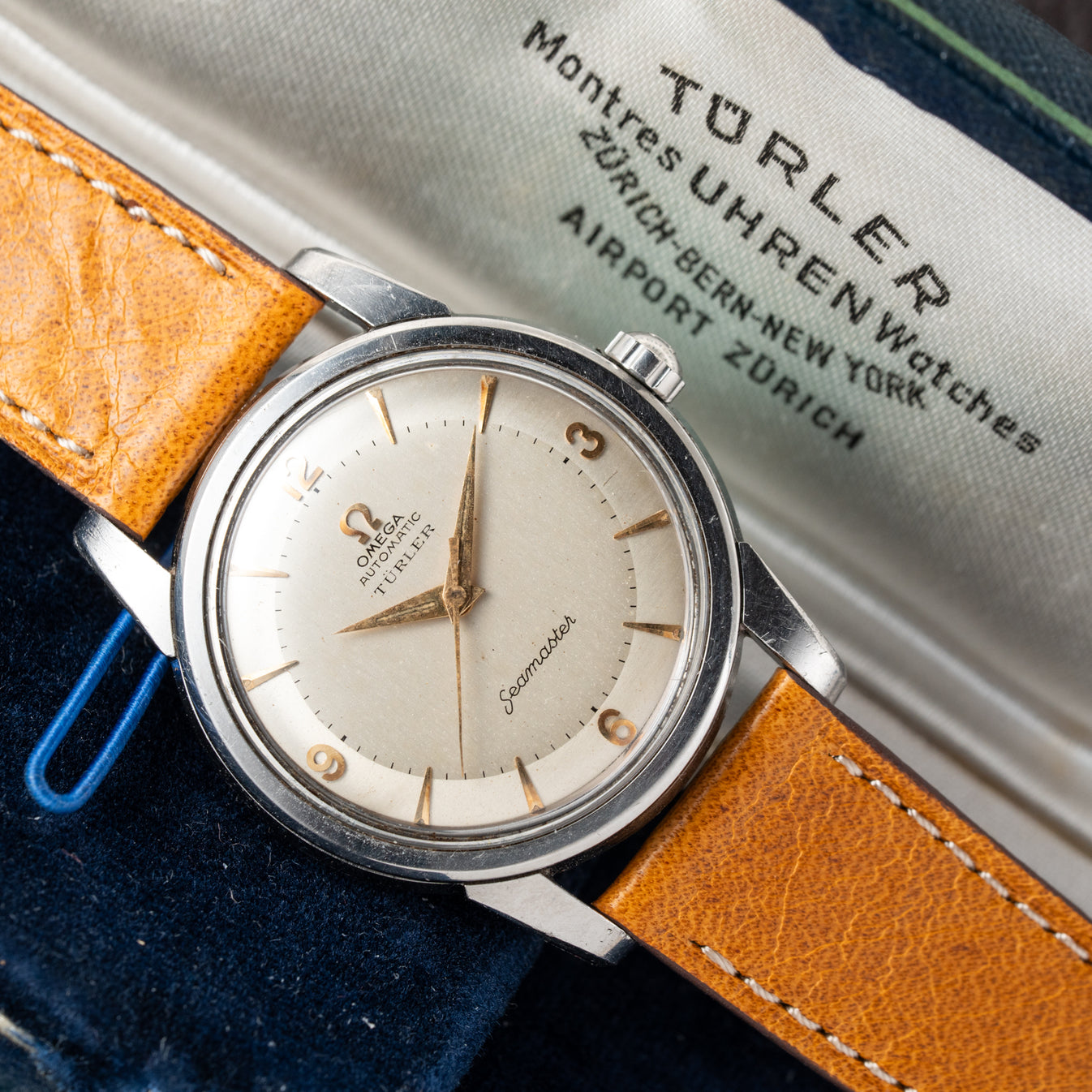 Omega Seamaster Türler Automatic Bumper Ref 2767 from 1954 – Le Petit Suisse