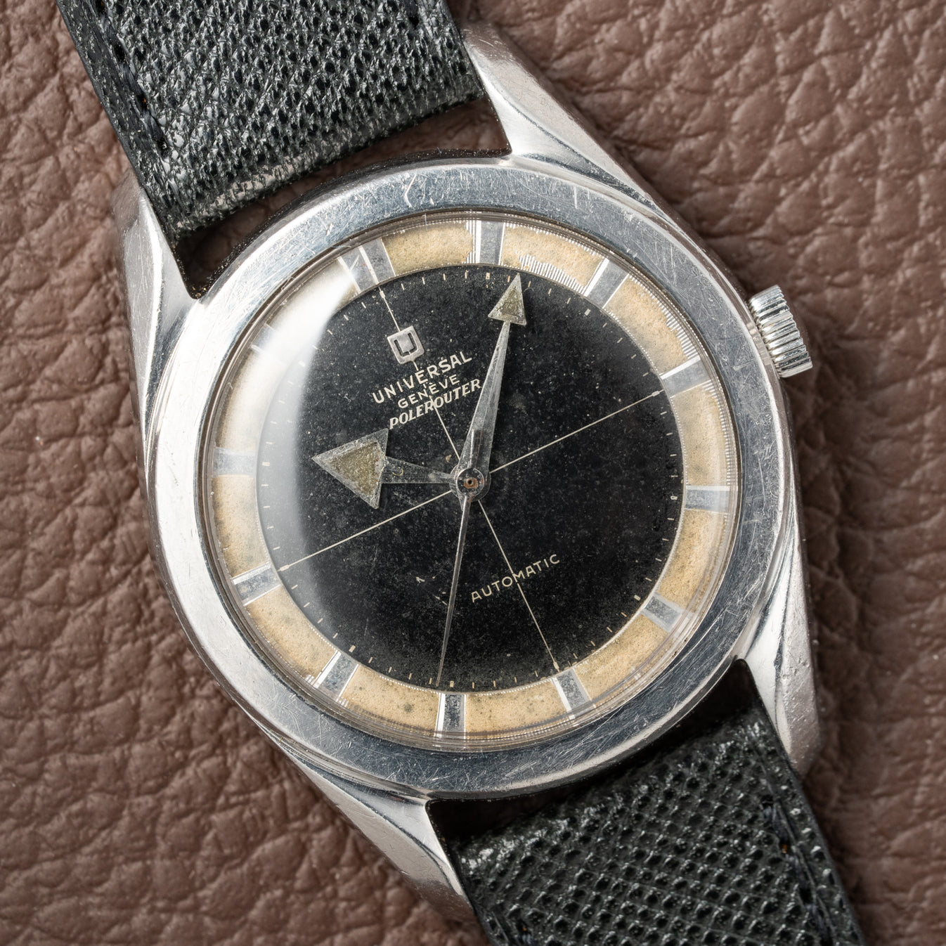 Universal Genève Polerouter Broad Arrow Nitelite Marker Ring 20217BA ...